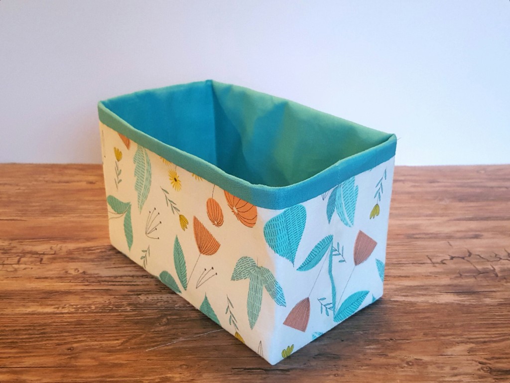 Lillyella Stitchery Sturdy Fabric Basket – Swimming In A Sea of Estrogen